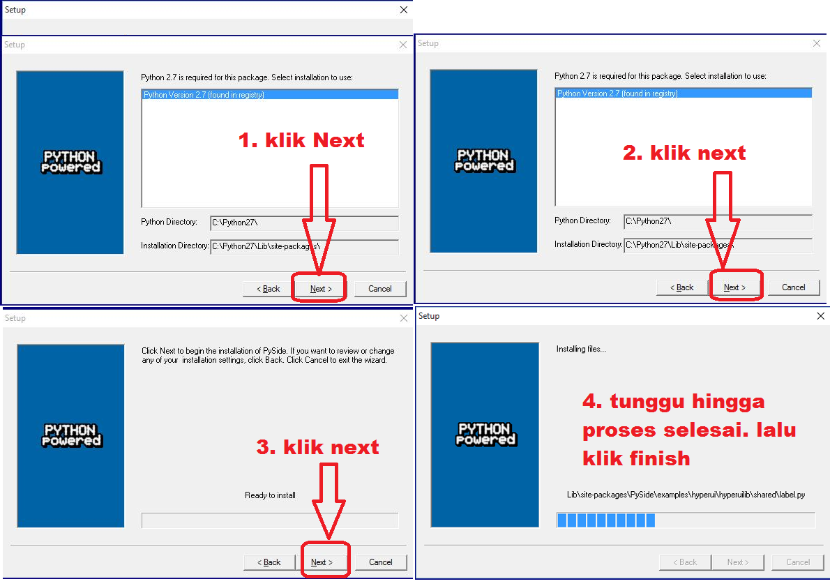 Cara install PySide Python 2 dengan mudah ~ Belajar Python
