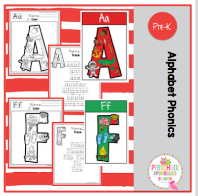 Alphabet Phonics ~ Preschool Printables
