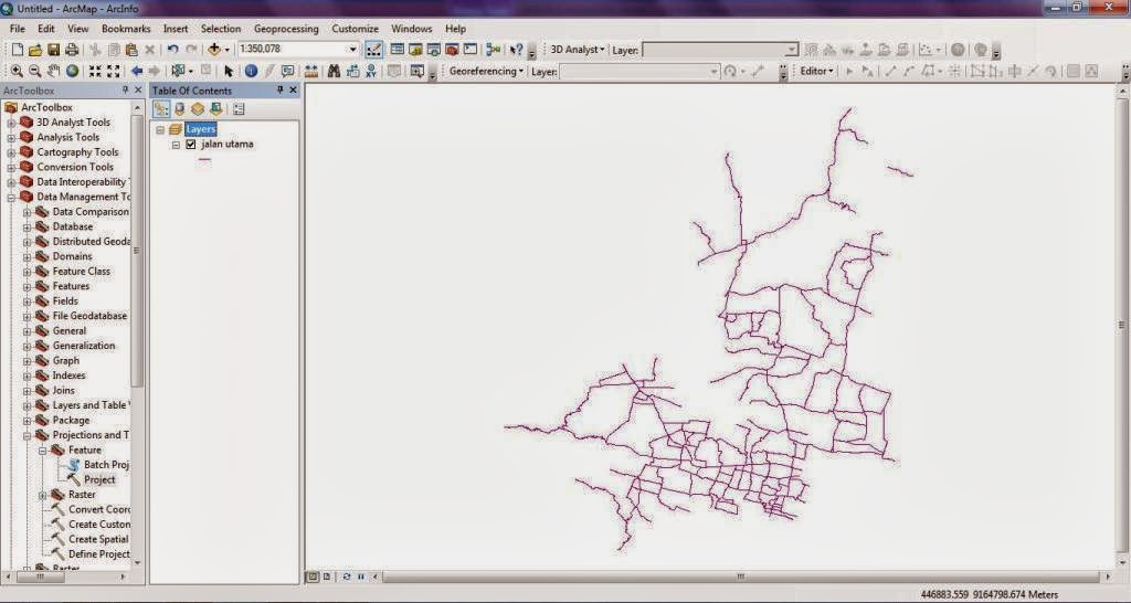 Analisis Buffering di Arc GIS 10 ~ Air Itu Mengalir