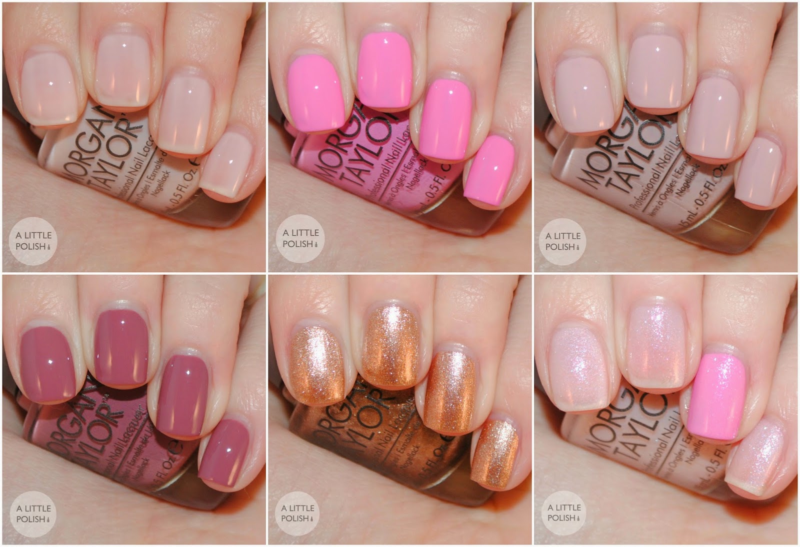 A Little Polish: Morgan Taylor - Swatches & Review