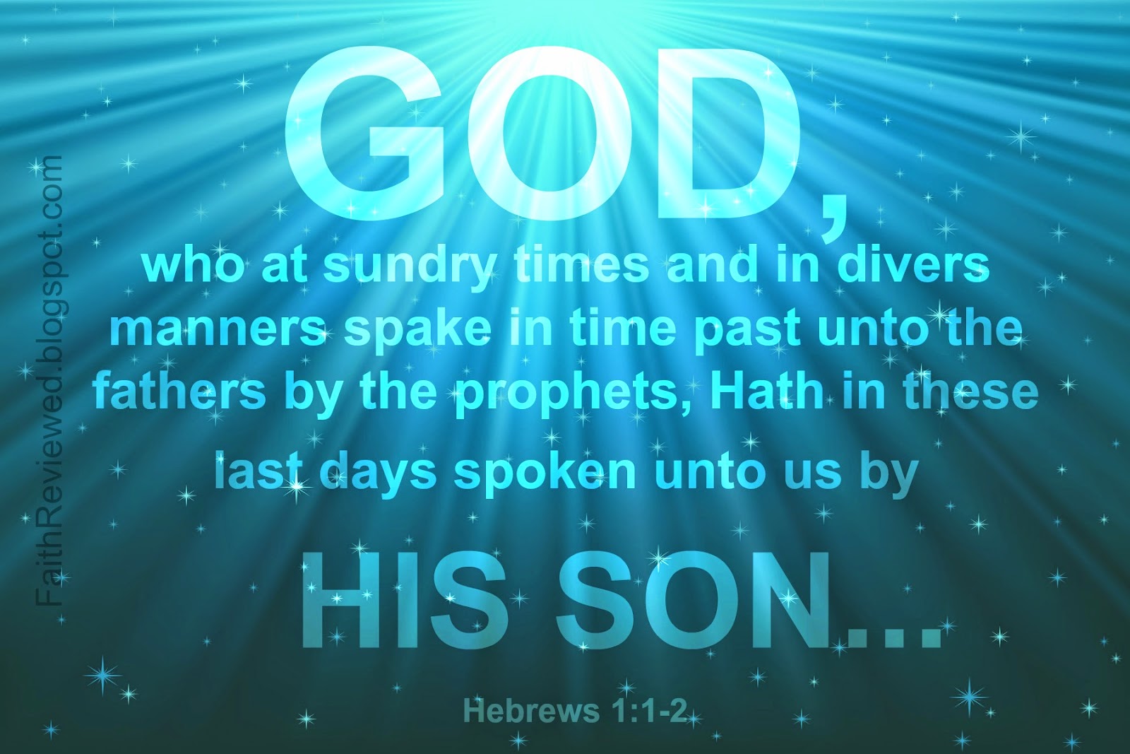 Faith Reviewed: God Still Speaks