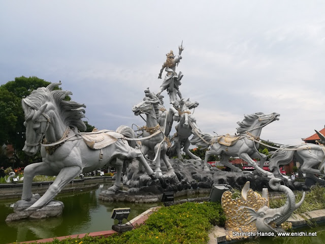 Ghatotkacha Karna war statue near Denpasar airport, Bali - eNidhi India ...