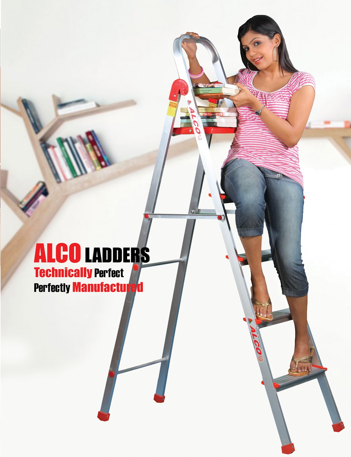 ALCO ALUMINIUM PVC BRANDED PRODUCTS: ALCO ALUMINIUM LADDERS