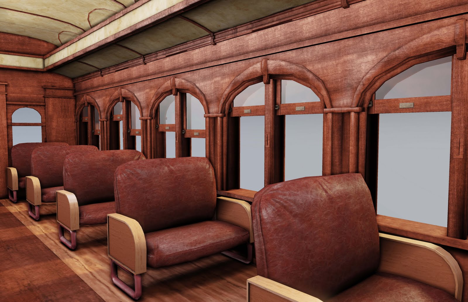Max Golosiy: Modular Train interior Kit