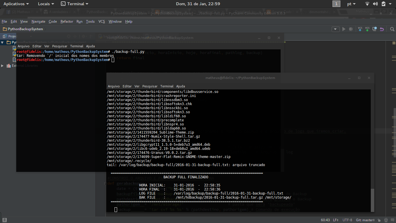 Criando um Sistema de Backup Full e Diferencial com Python - Nanoshots ...