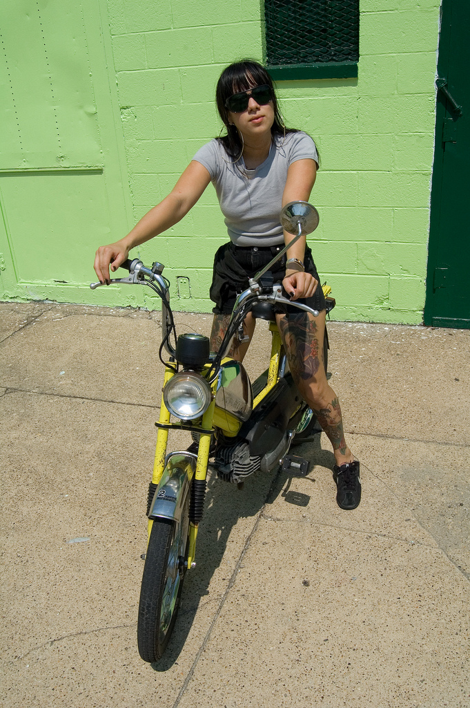 Hot Chicks on Mopeds - supaswag counter culture