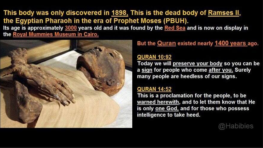 Islam Miracles: This body was discovered in 1898, which is identified ...