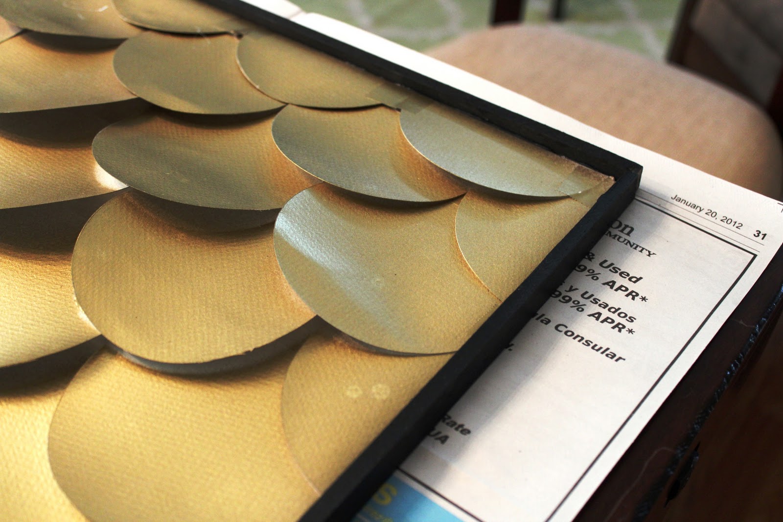 love tenfold: diy | fish scale art