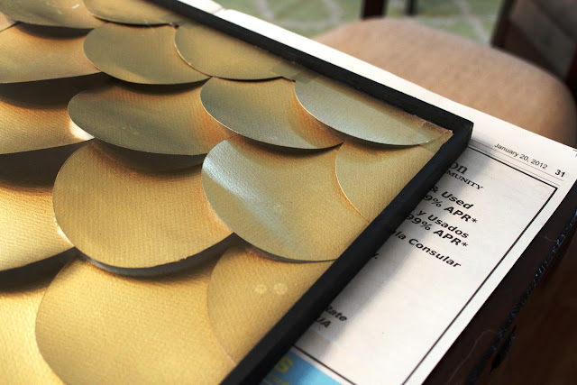 love tenfold: diy | fish scale art