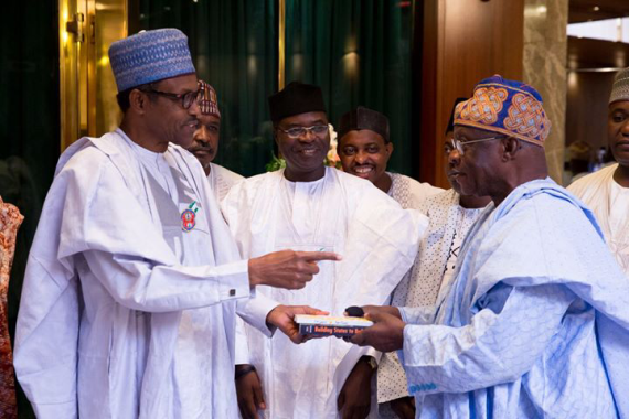 Photos: Buhari receives members of the Unity Party of Nigeria