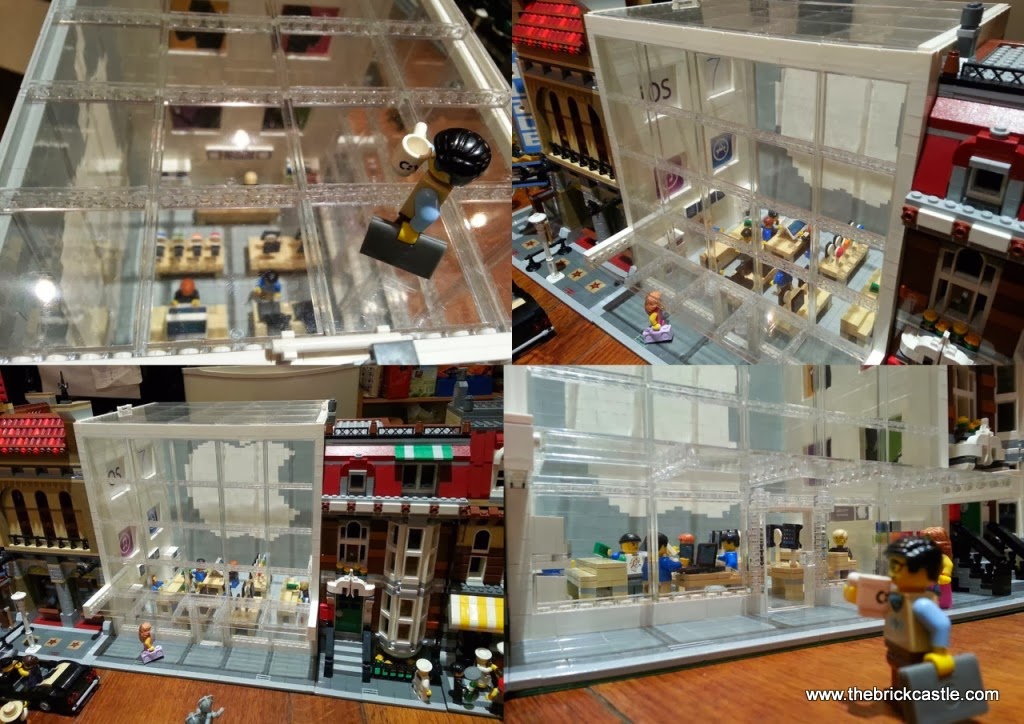 The Brick Castle: A giant modified LEGO Emporium and a LEGO Apple Shop