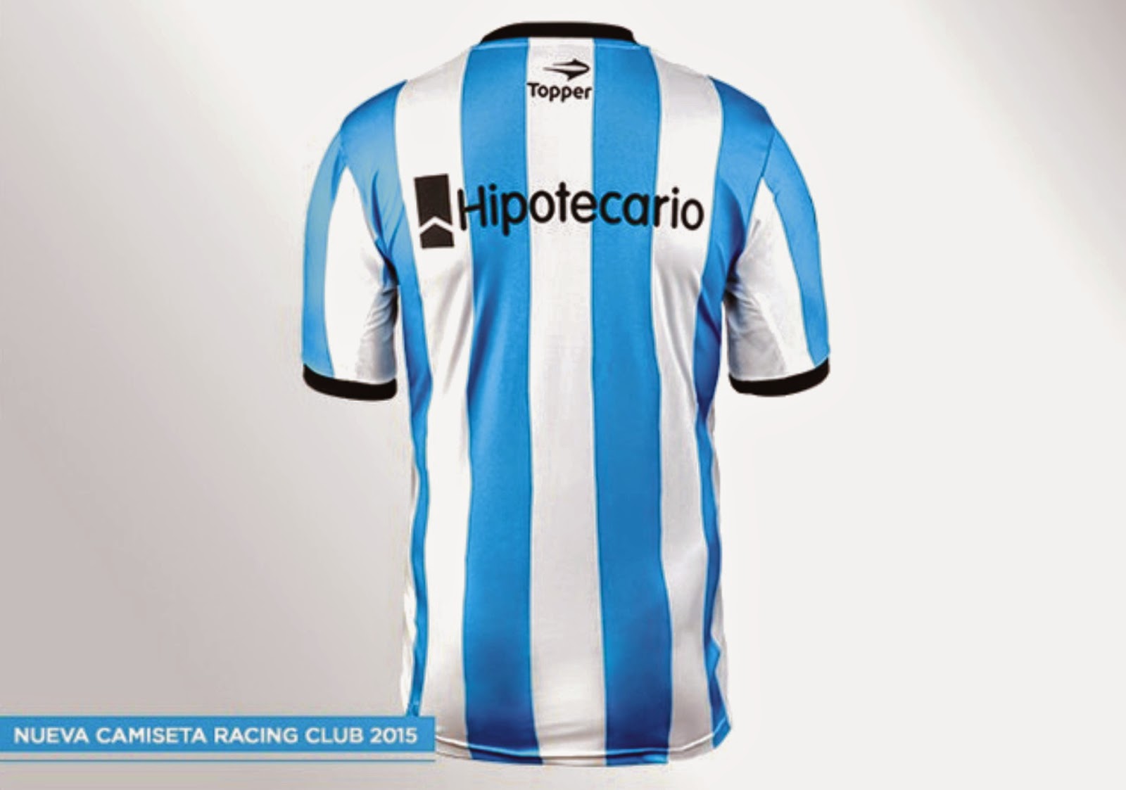 LA PELOTA NO DOBLA: Nueva camiseta de Racing 2015.
