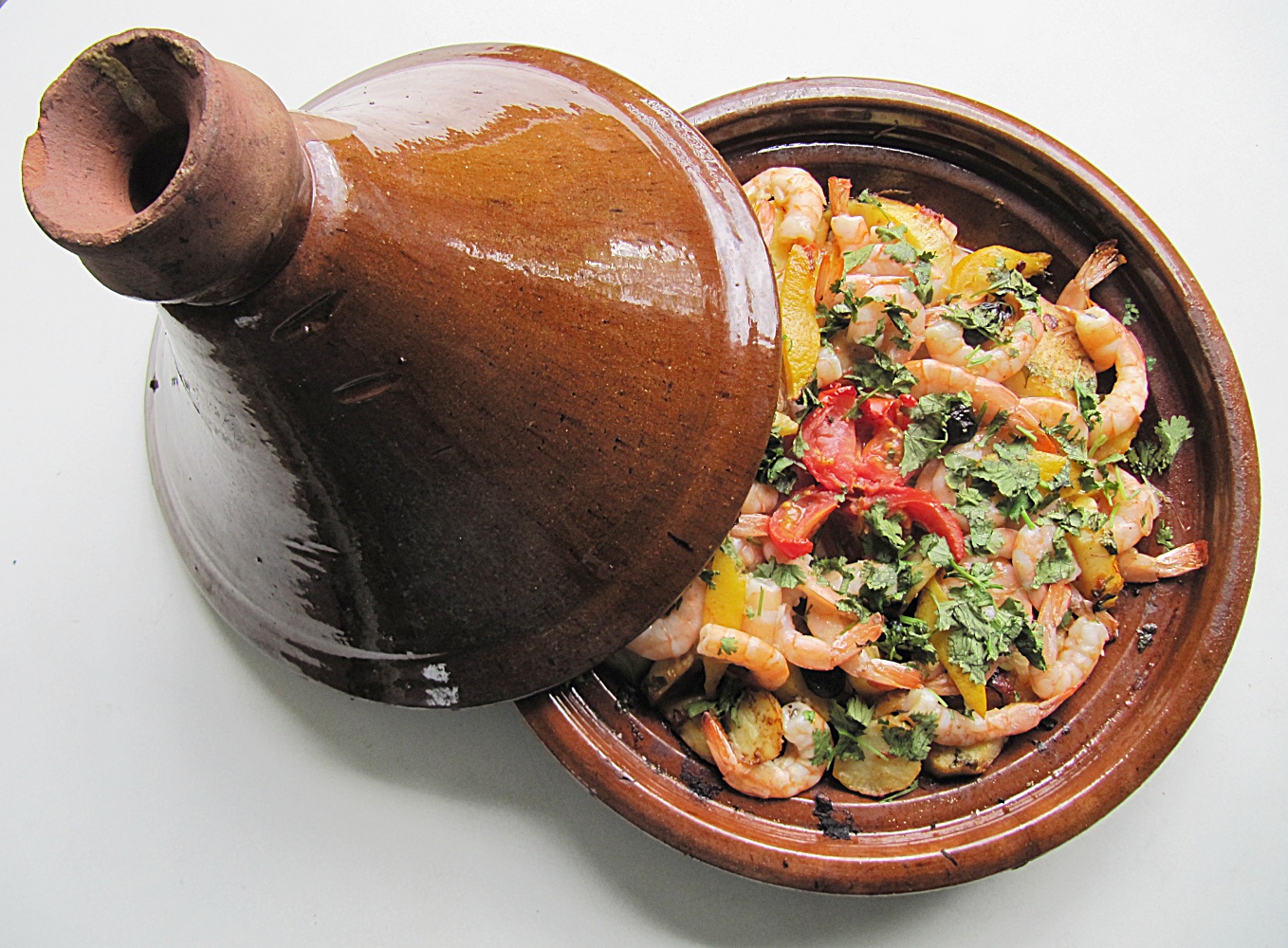 Menús para impresionar: Tajine de gambas