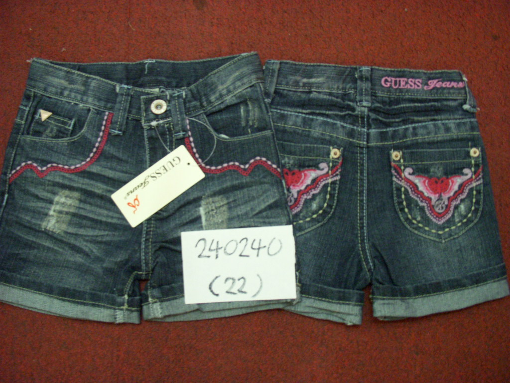 Noble Kids (Wholesales): GUESS SHORT PANS JEANS (GIRL)