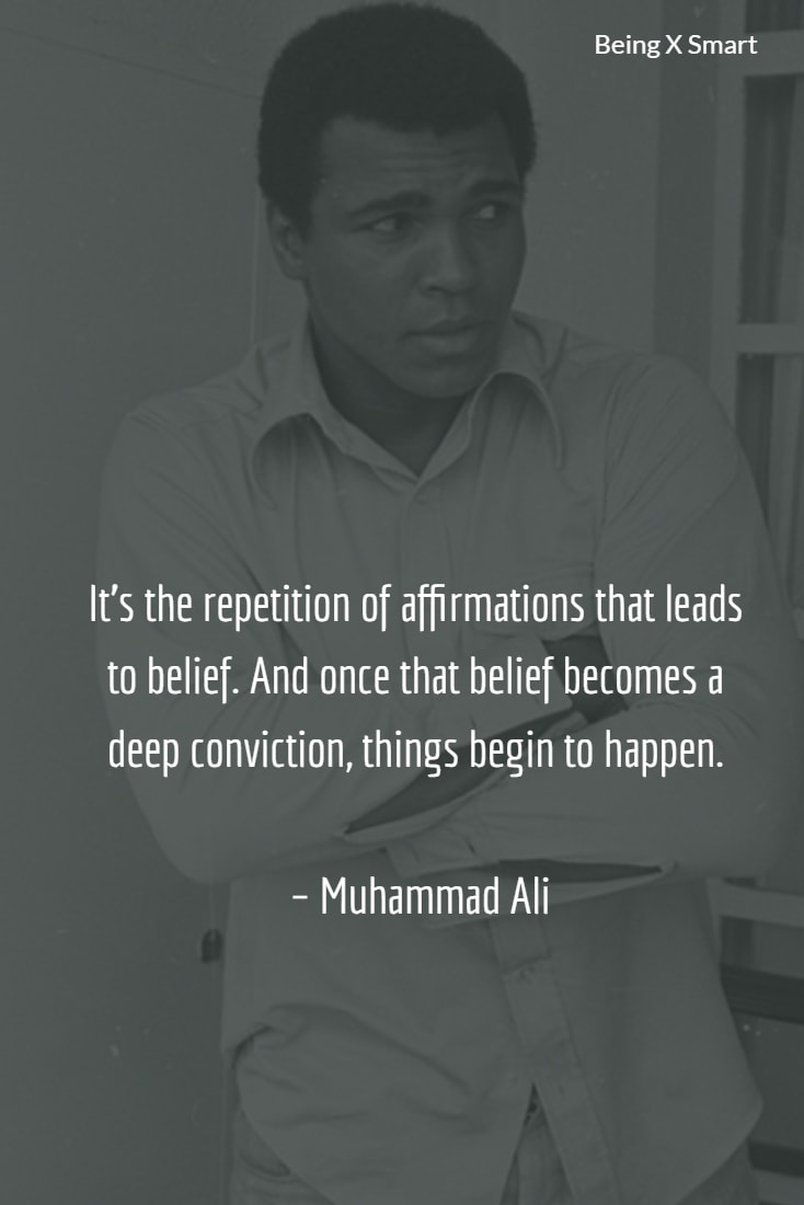 Best Muhammad Ali inspirational quotes about life and success.