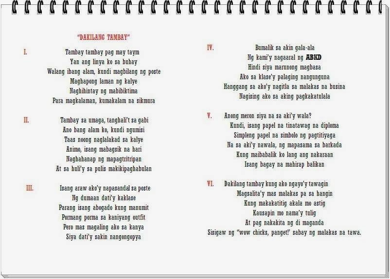 Wonder Teachers: OBRA: MGA TULA'T PINTA ni Mark Bryan A. Eñeja