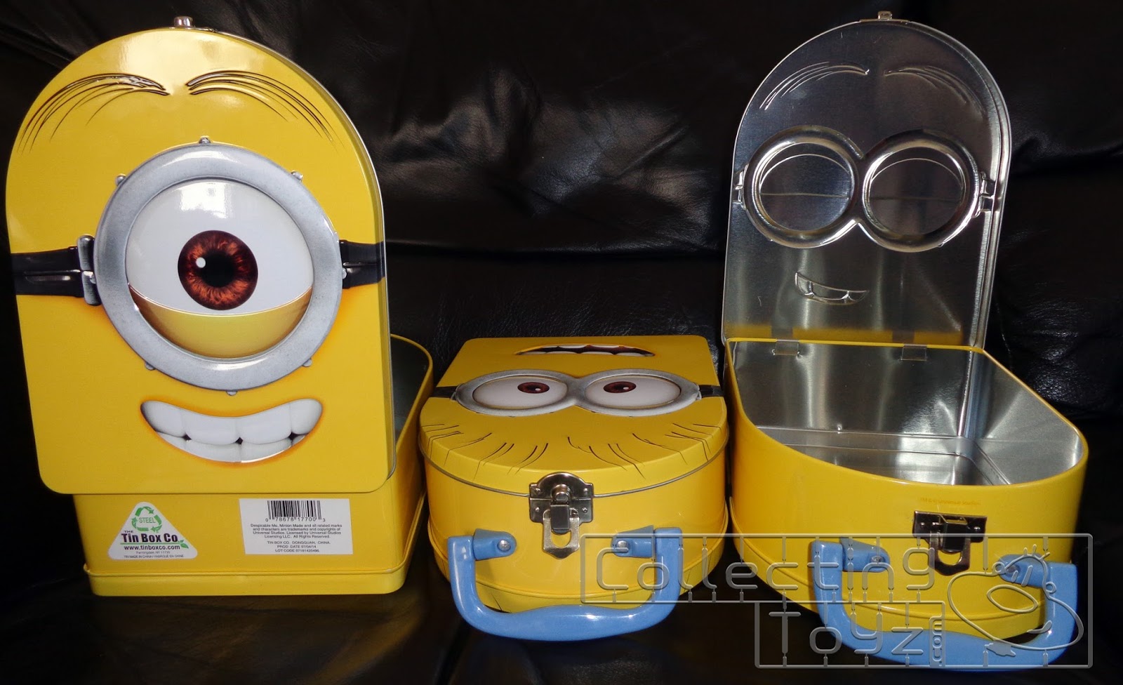 Collecting Toyz: Despicable Me Minion Head Tin Carry All Lunch Box Set