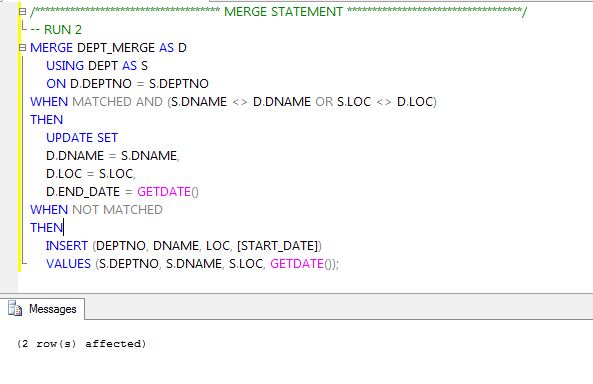 SQL Server Insight: UPSERT Statement in T-SQL SQL Server Insight: UPSERT Statement in T-SQL