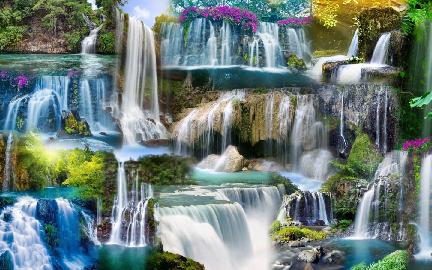 Cascade - Colaj ~ Imagini Desktop