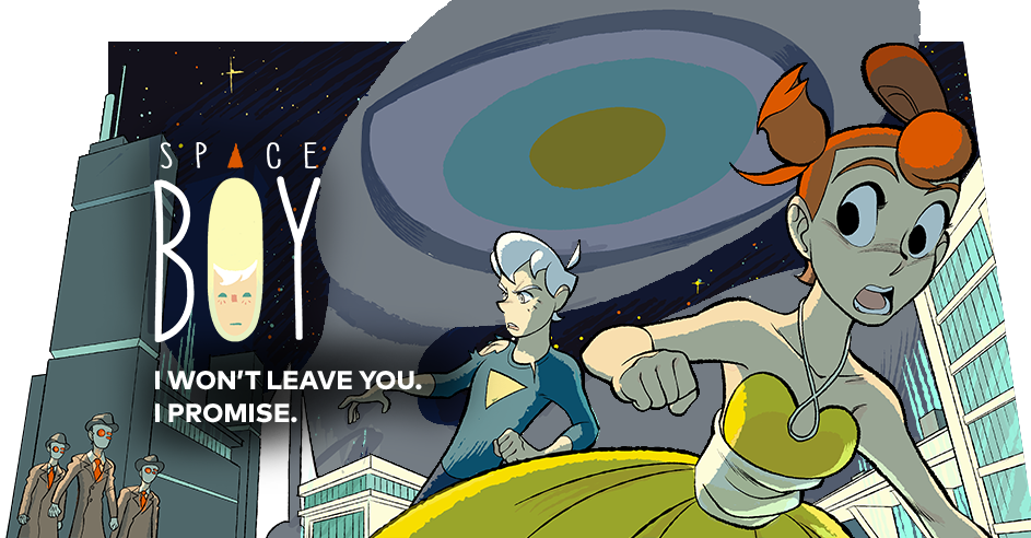 Space Boy ~ Webtoon y futura novela gráfica de Dark Horse Comics