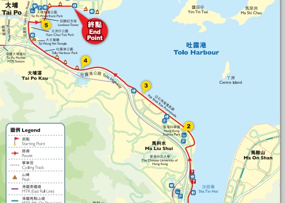 Observe the world: Cycling in Hong Kong with Unobstructed Scenic View