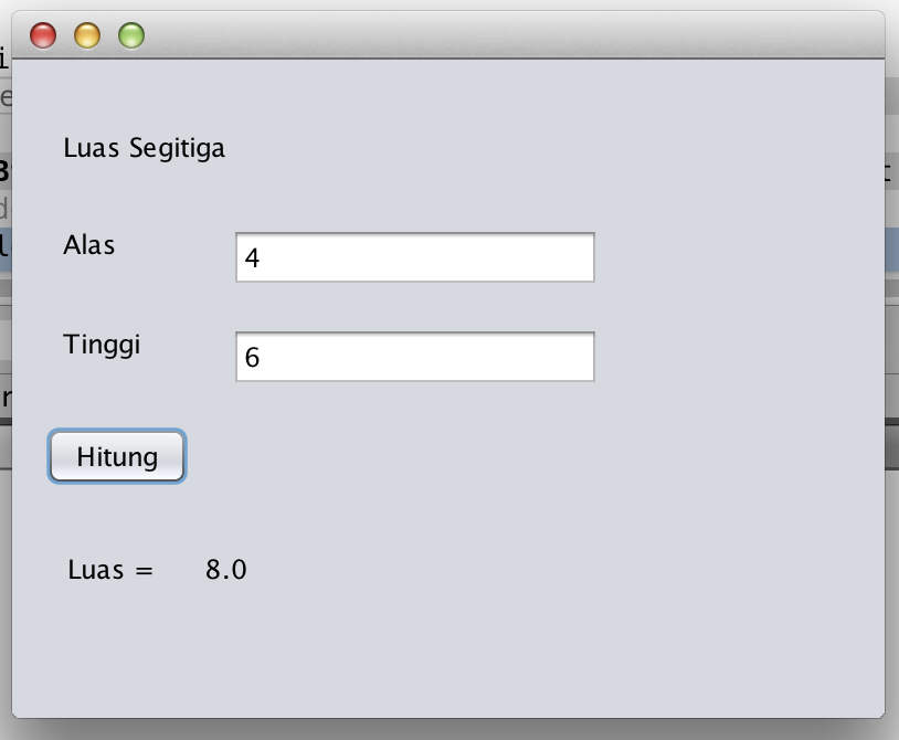 Membuat Aplikasi Luas Segitiga Dengan Java NetBeans ~ Ngoding Java