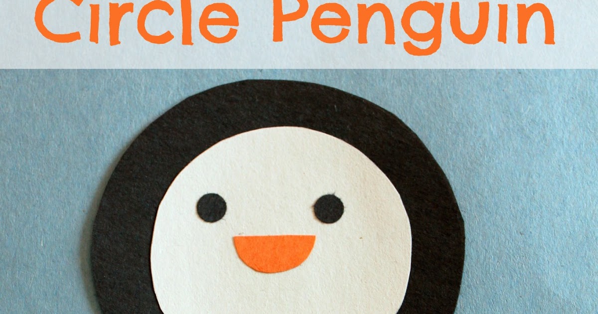Circle Penguin Craft ~ Reading Confetti