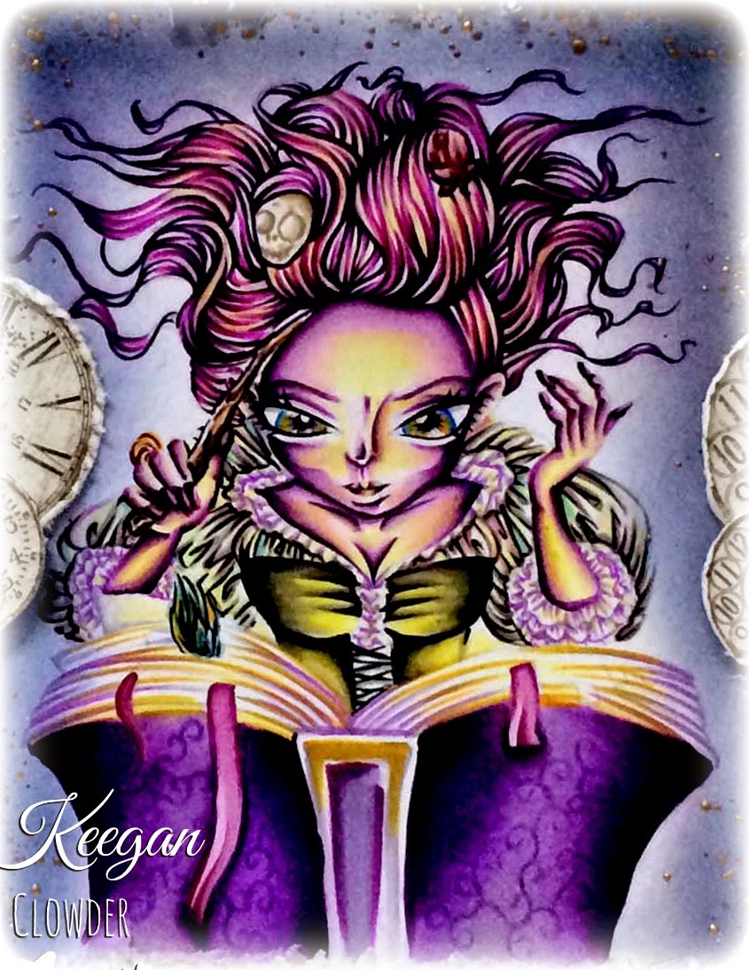 Spellbound - Kit and Clowder Online Colouring Classes