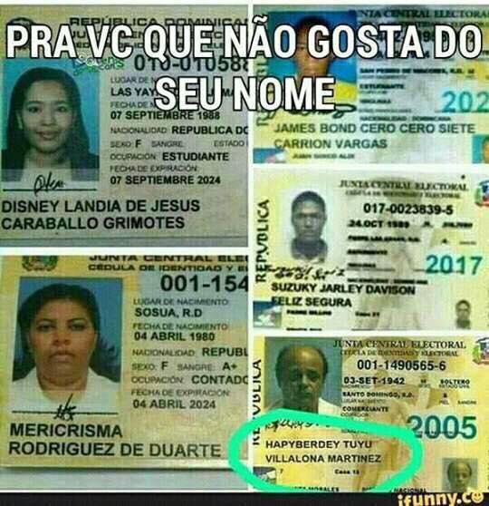 Nomes estranhos ~ Este é o Blog Coizaradas