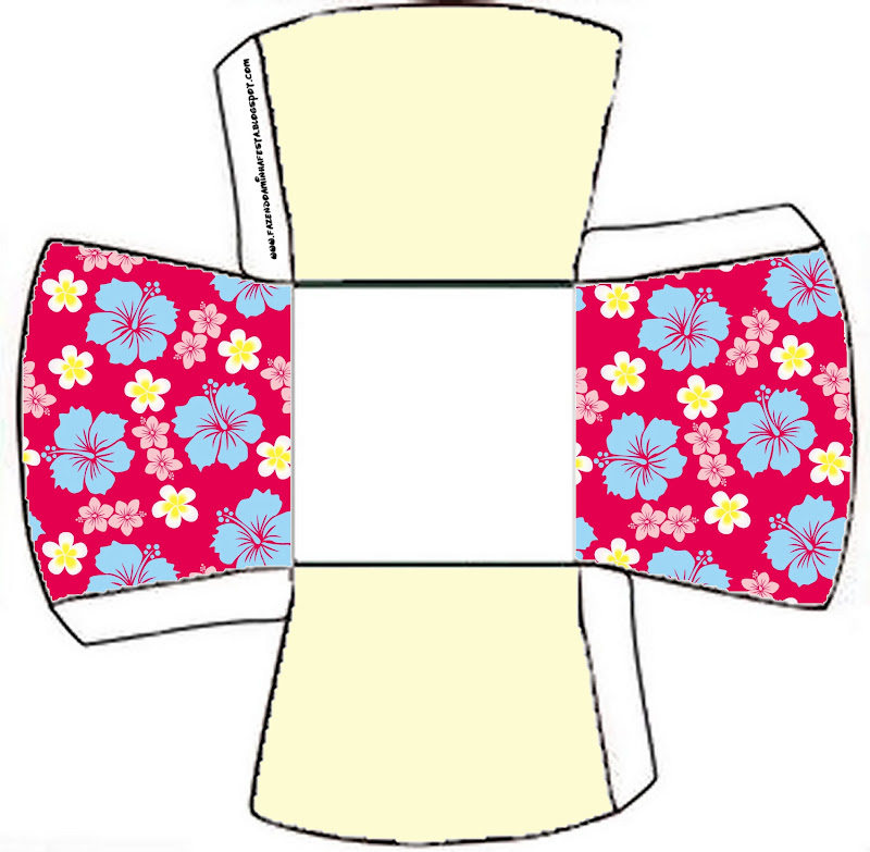 Hawaiian Party: Free Printable Boxes. - Oh My Fiesta! in english
