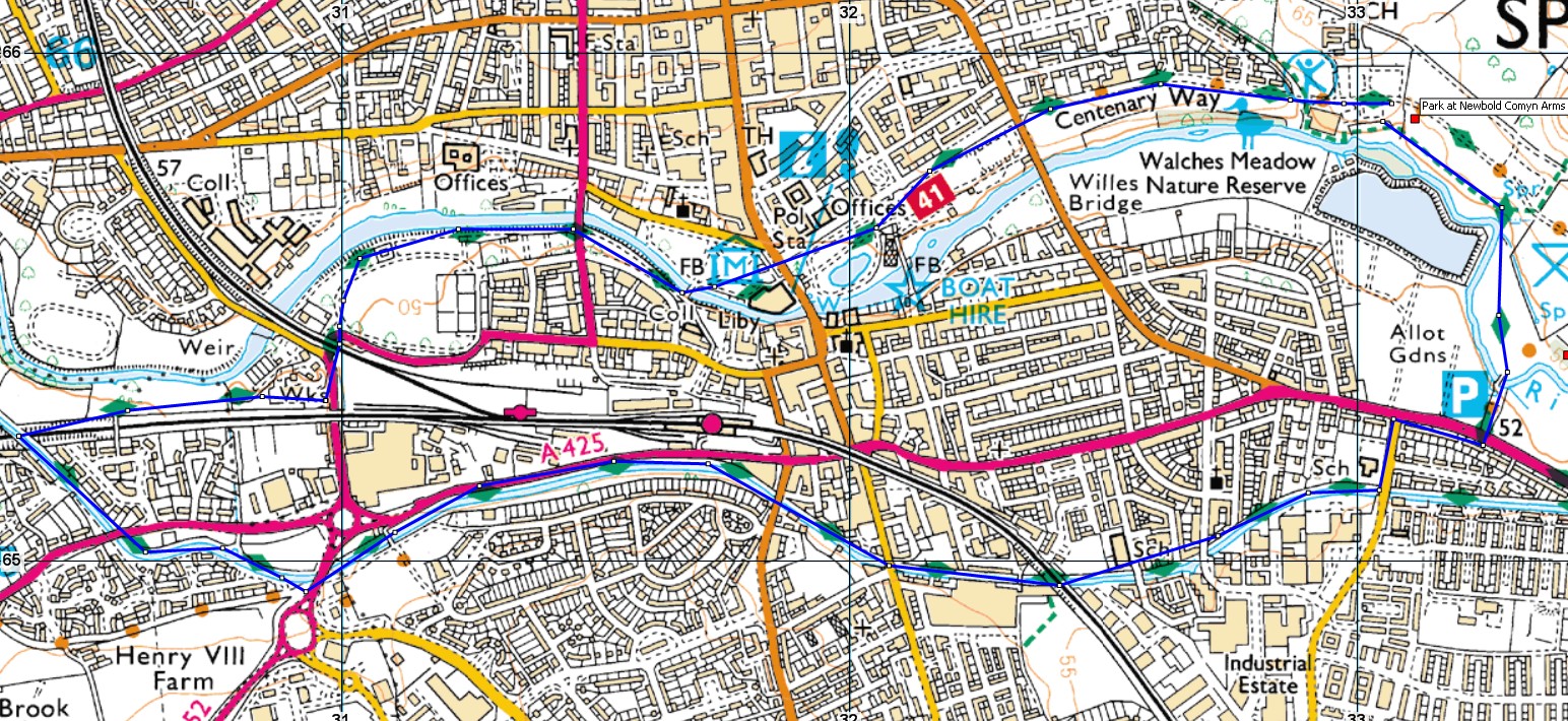 RamblersToo: Newbold Comyn Arms-Myton 4.5 miles