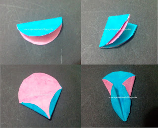 "The Crafty World" - Pankh Arts: Paper Flower from 'Circles'