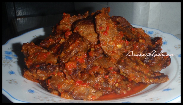 a.z.u.r.a.r.a.h.m.a.n: Lemak Labu-Lunch.. Sambal Daging Pedas-Dinner..