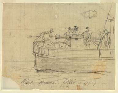 A Day in the Life of the Civil War: Confederate Ship, Union Ship
