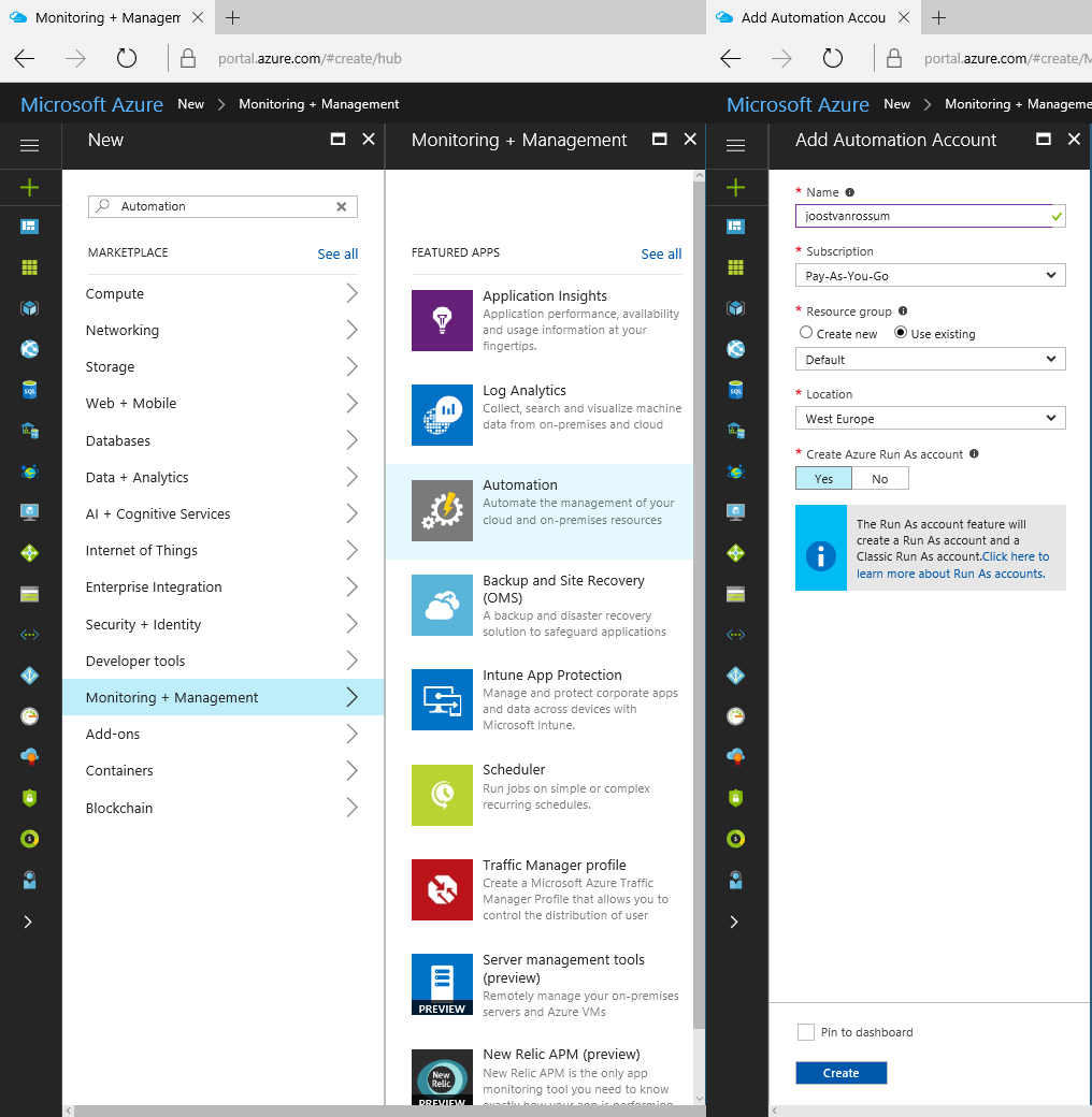 Microsoft BI Tools: Schedule Start of Azure Virtual Machine