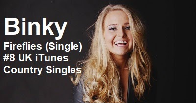 country routes news: UK country singer Binky reveals video for 'Fireflies'