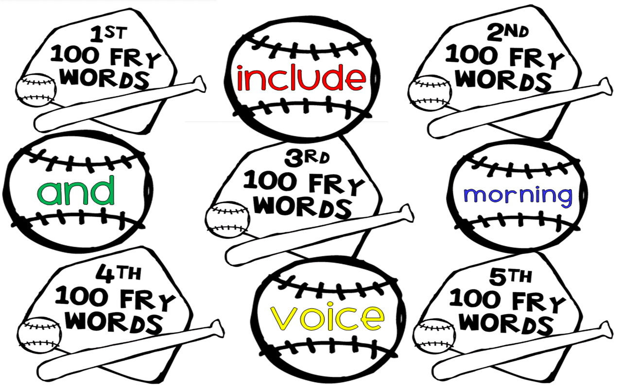 TCC Test: Sight Word Baseball