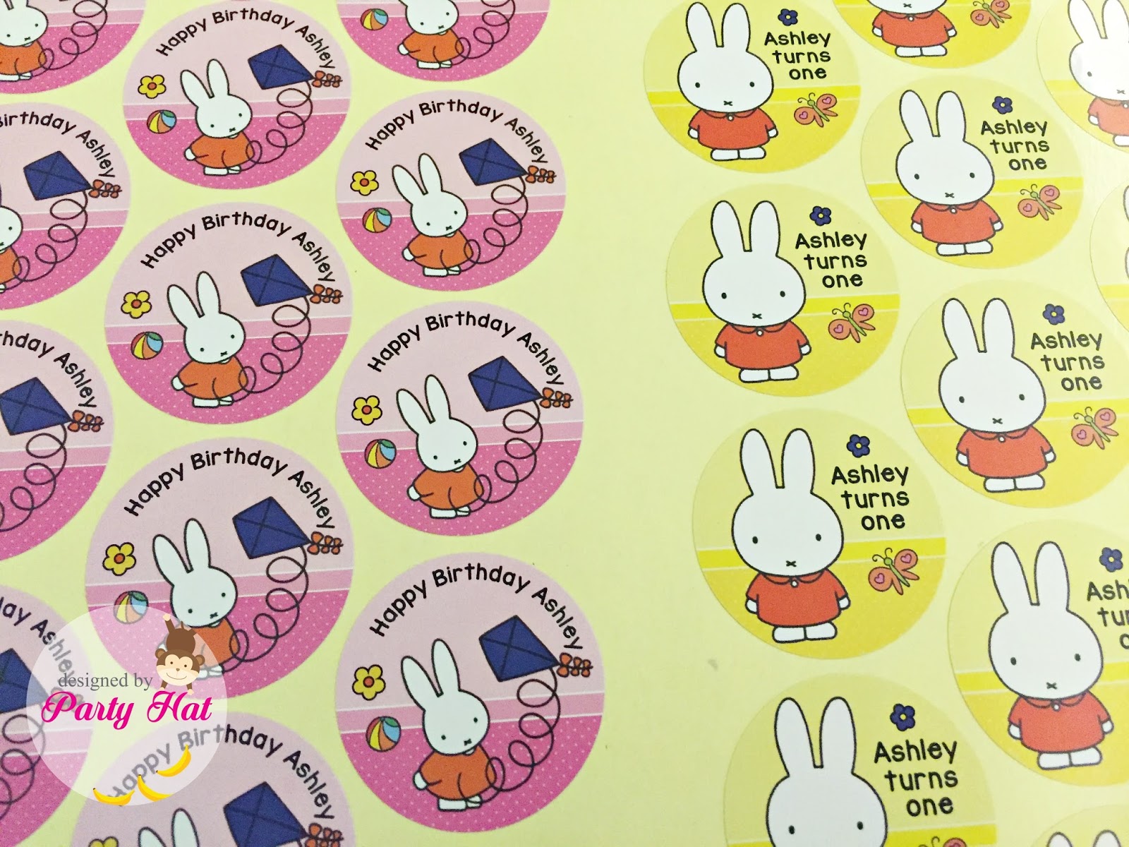 Party Hat: Miffy theme birthday party