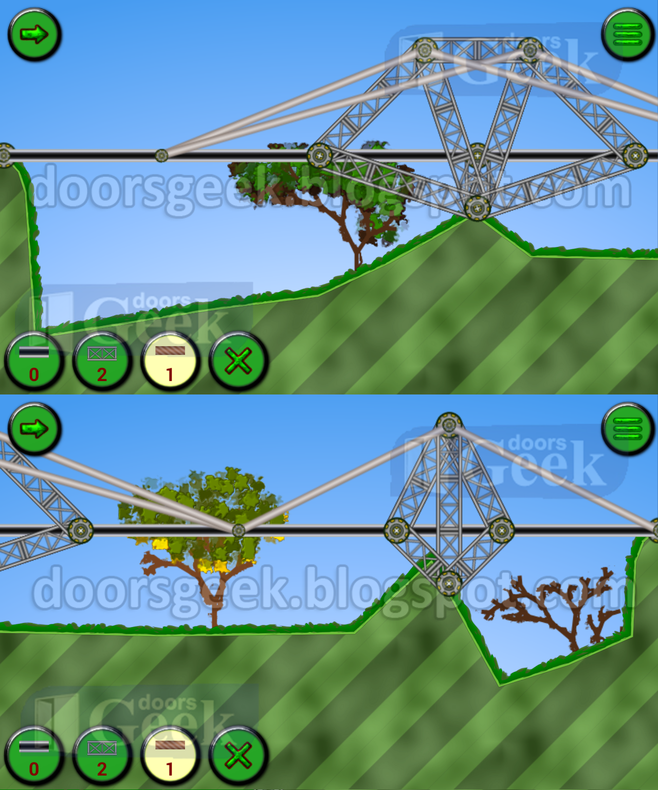 Railway bridge [Train 3] Level 32 ~ Doors Geek