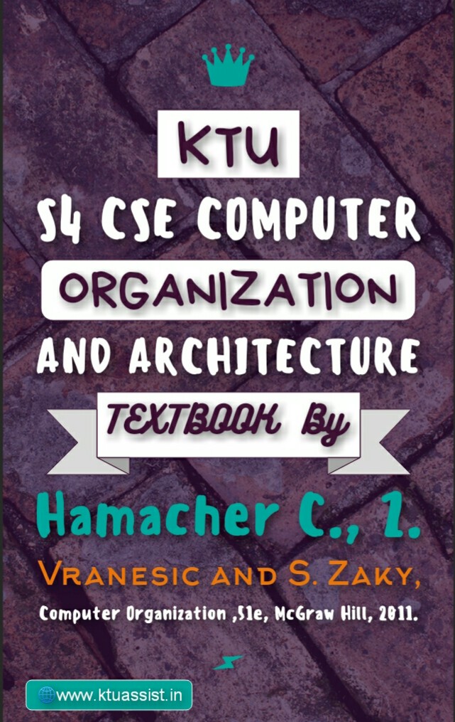 Ktu Cs202 Computer Organisation And Architecture Textbook Pdf Ktu Assist