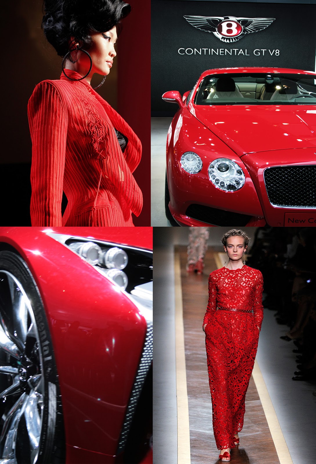 The cat on the roof: North American International Auto Show fashion car ...