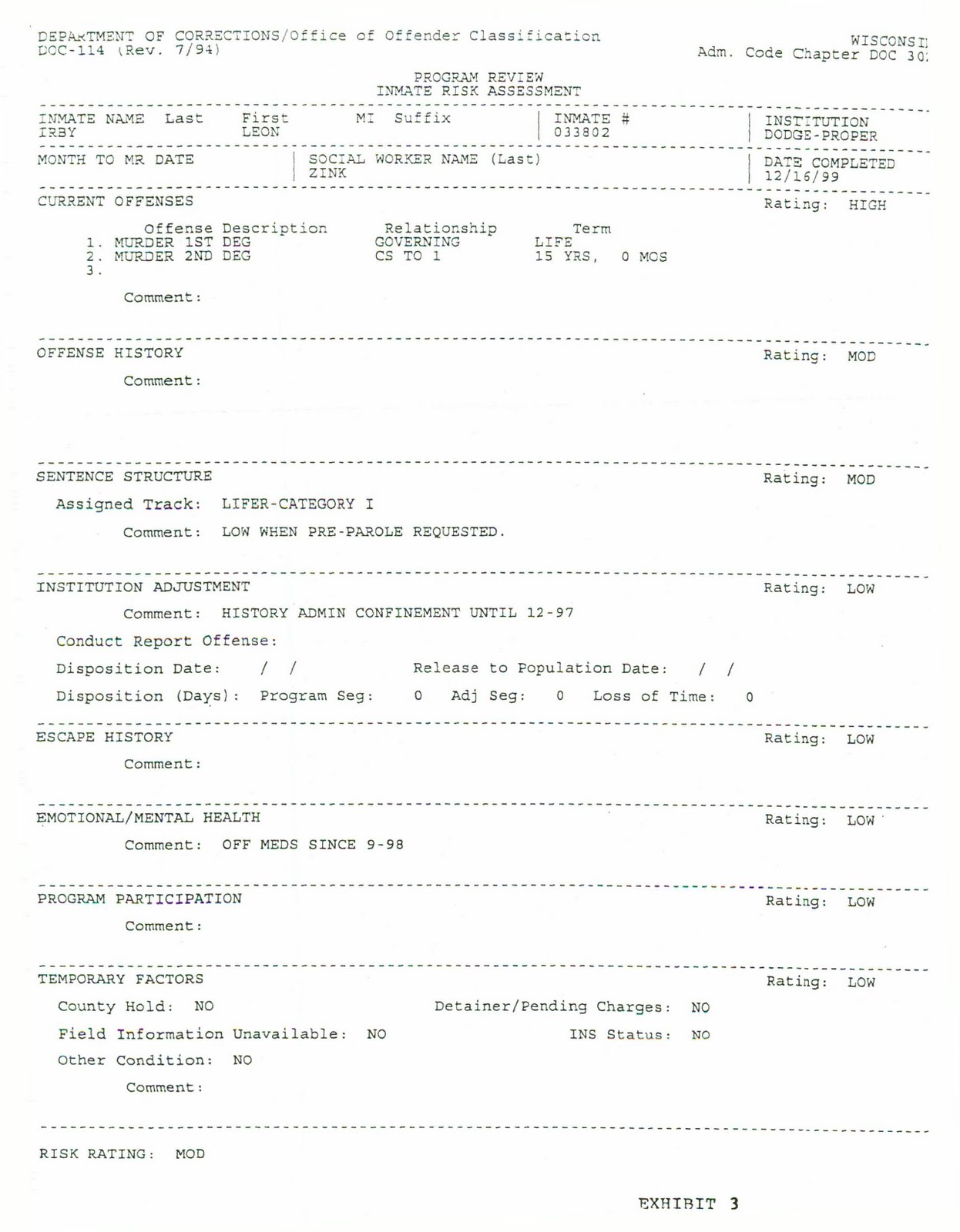 segregation: it's abuse and overuse in our prisons: leon Irby