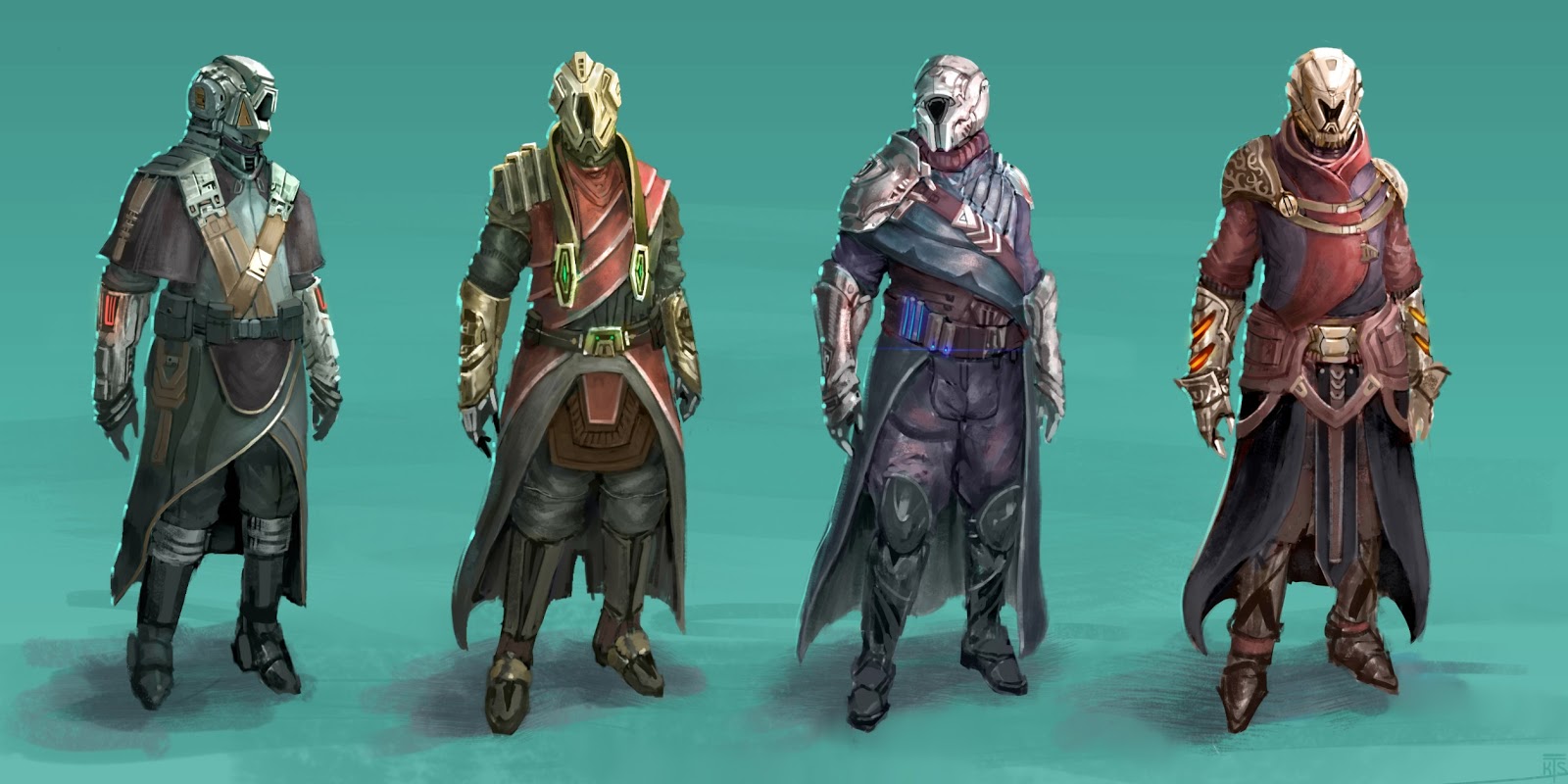 Kyle Sewnarains Blog Destiny Fanart Warlock Armor Concepts