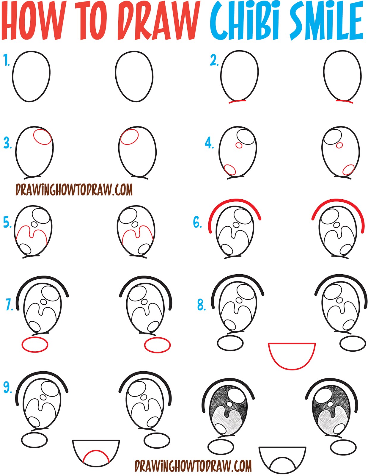 Sweet♥Love ~ ByKyaru: Tutoriales de dibujo > Chibi [1]