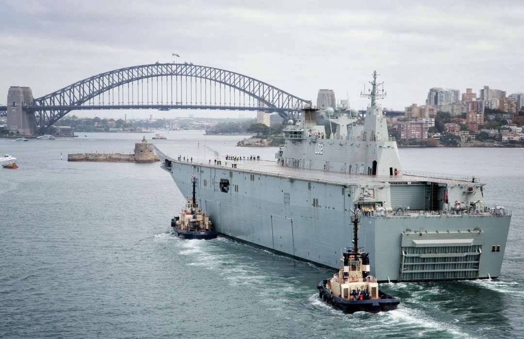 Pacific Sentinel: AUS: HMAS Canberra joins the fleet - HMAS Canberra ...