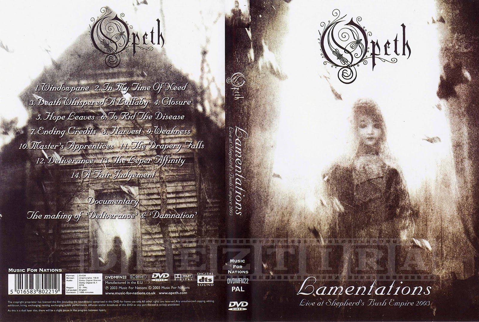 YOUDISCOLL: Opeth - Lamentations (2003)
