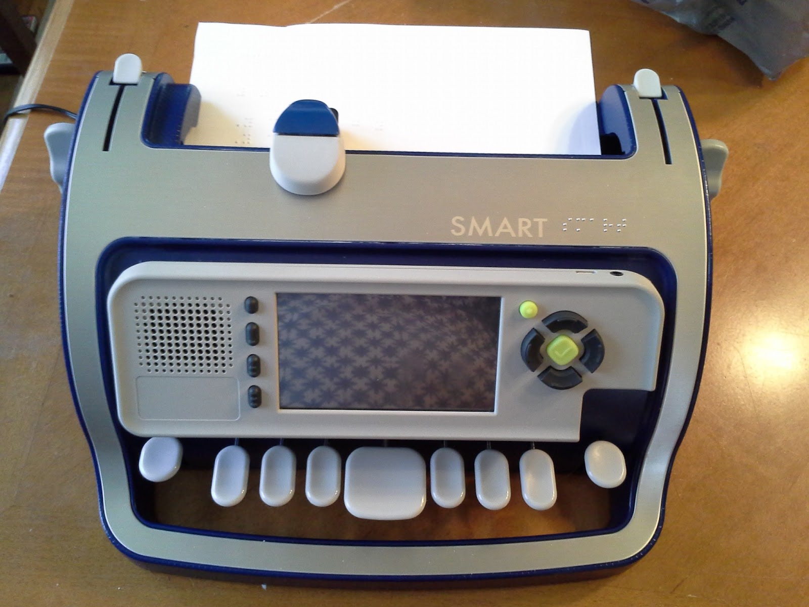 Its A Happy Story..: Perkins SMART Brailler: My Turn (updated)