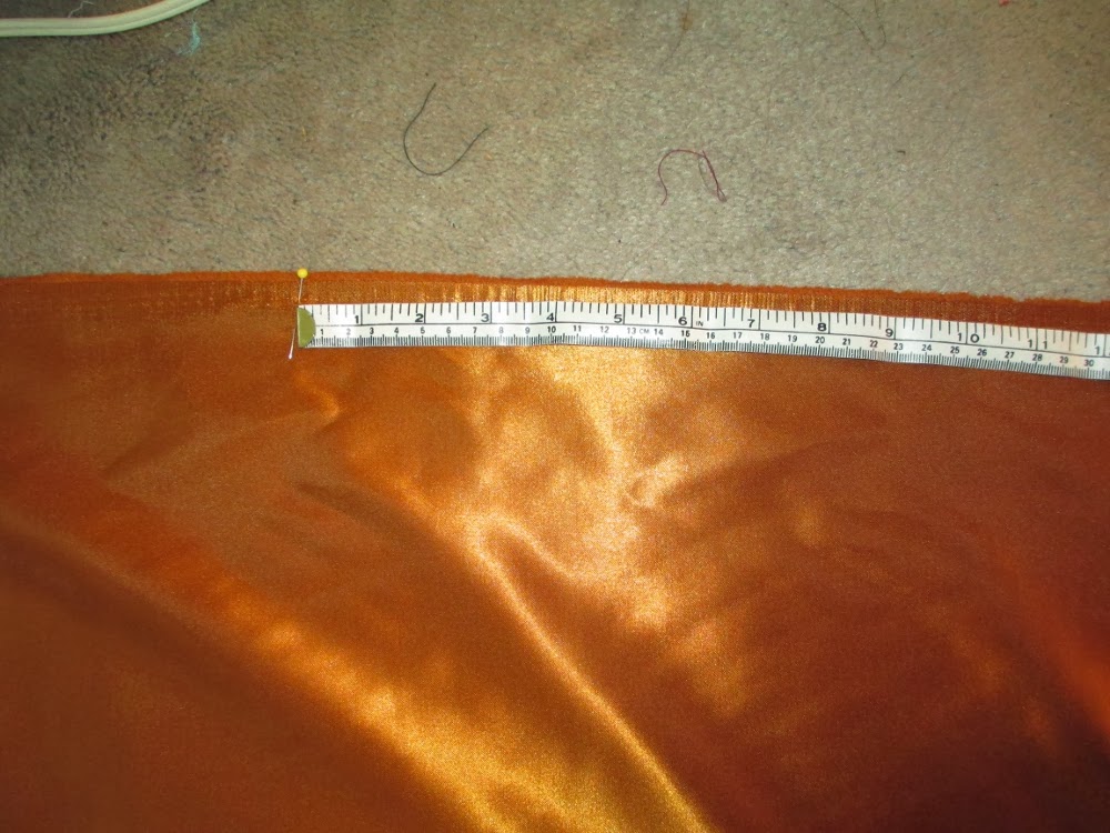 Lily Munster Gothic Ruched Cloak Tutorial