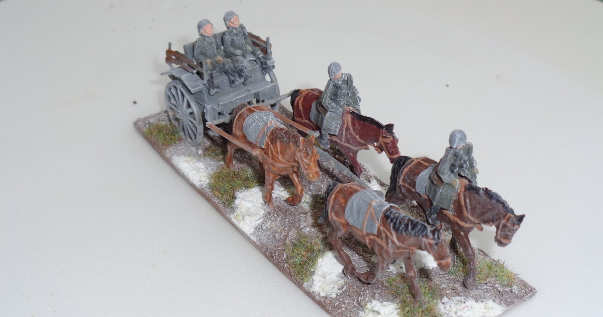 Will's Wargames Blog: WW2 German winter limber