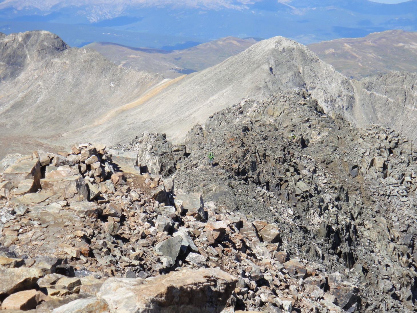 Hiking Rocky Mountain National Park: Fletcher Mountain and Quandary Peak.